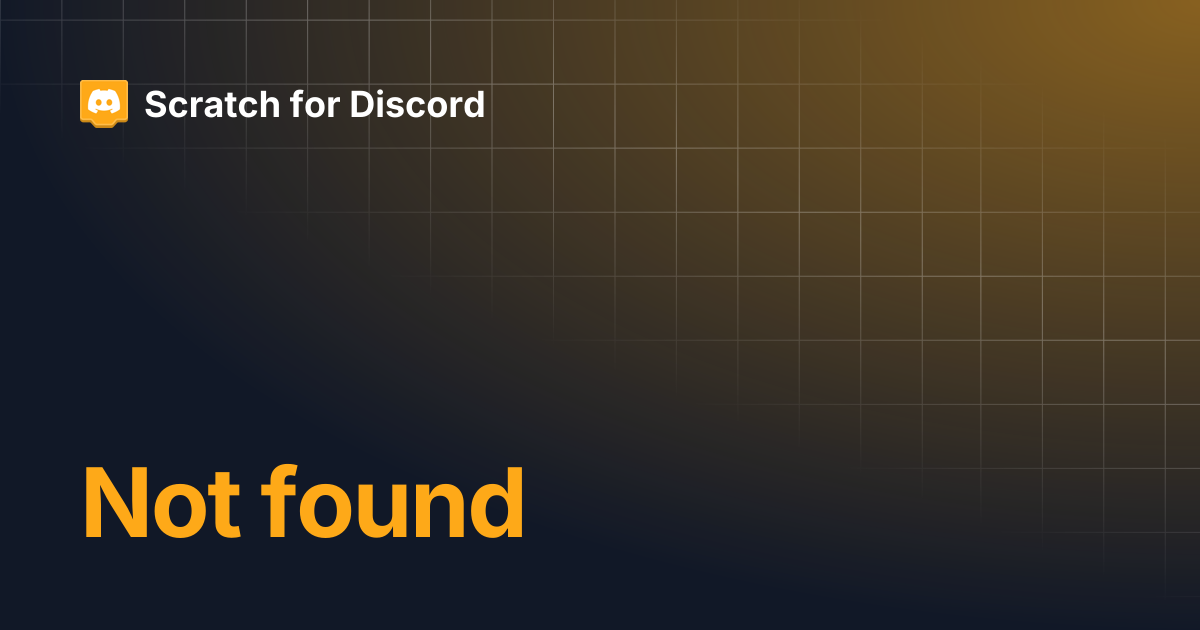 Charts | Scratch for Discord